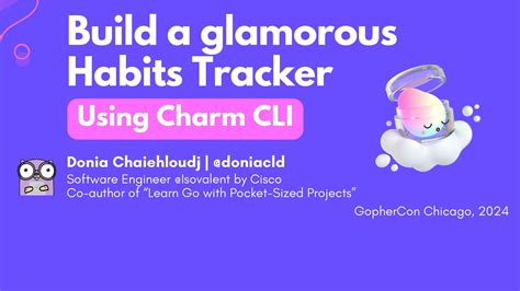 Build A Glamorous Habit Tracker Using Charm Cli Speaker Deck
