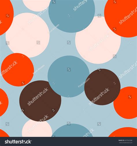 Seamless Dots Pattern Vector Repeating Texture Stock Vector Royalty
