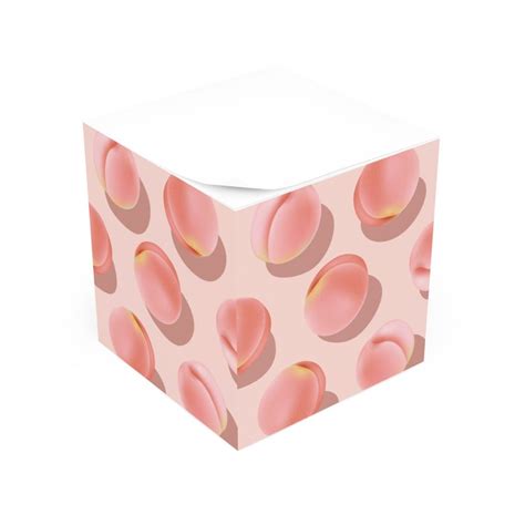 Note Cube Sticky Note Cube Pink Sticky Notes Sticky Notes Pad