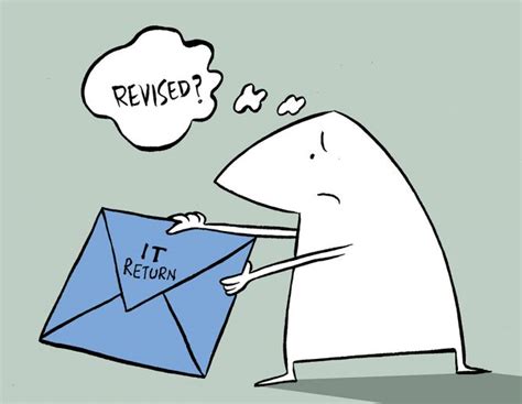 Tax Query How To File Revised It Return Get Ahead