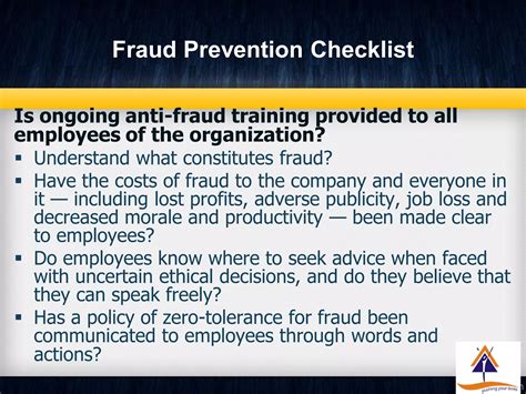 Fraud Risk Assessment Detection And Prevention Part 2 Ppt