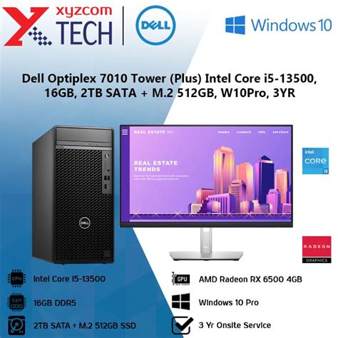 Jual Dell Optiplex 7010 Tower Plus Intel Core I5 1350016gb 2tb