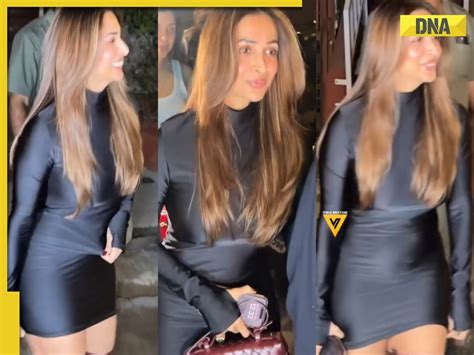 Watch Malaika Aroras Oops Moment In Short Dress Caught On Camera Video Viral