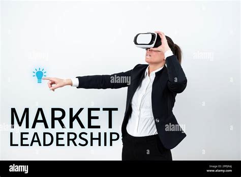Writing Displaying Text Market Leadership Concept Meaning Company Selling The Largest Quantity