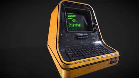 Old Computer Terminal 3d Model By Elias Psullas Eliaspsullas12