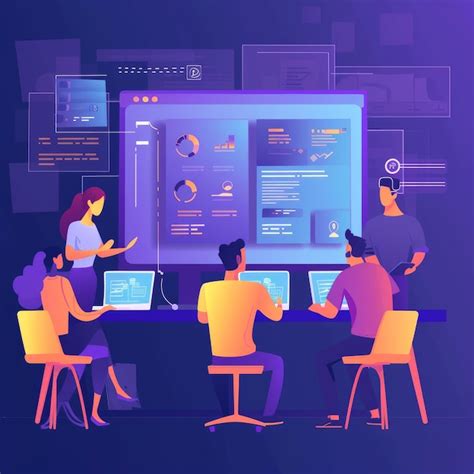 Programming Teamwork Scene Images Free Download On Freepik