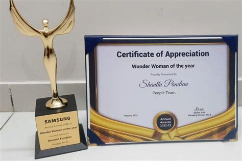 Shanthi Pandian On Linkedin Award Recognition Srib Opportunites