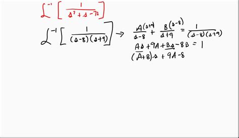 solved use appropriate algebra and theorem 7 2 1 to find the given