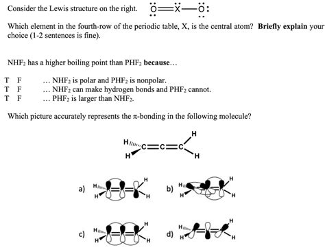 Solved Hccc Consider The Lewis Structure On The Right