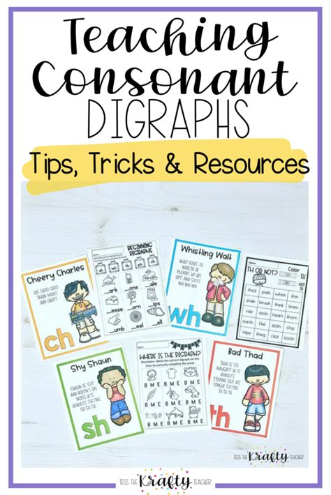Teaching Consonant Digraphs The Krafty Teacher