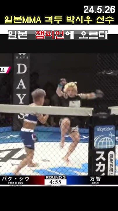 일본 Mma 격투 선수 박시우 Mma 일본 챔피언에 오르다24526 Mma 격투기 박시우 Boxing 일본