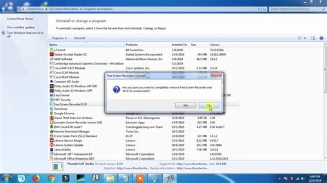 How To Uninstall Remove Program Or Software In Windows 7 Youtube