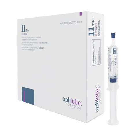Optilube Active Chg Free обезболяващ лубрикант Novabiomedica