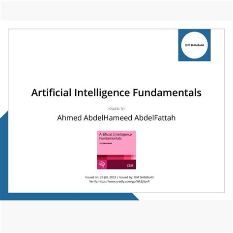 Ahmed Abdelhameed On Linkedin Just Accepted My Certificate From Ibm