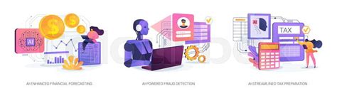 Ai In Finance And Accounting Abstract Concept Vector Illustr Colourbox