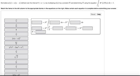 Solved Normalize C A Defined Over The Interval 0