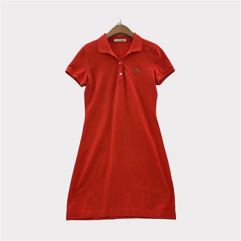 [34] Lacoste 라코스테 스트레치 코튼 피케 원피스 세컨웨어 헬로마켓