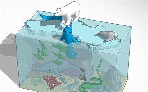 3d Design The Ocean 🌊 Tinkercad