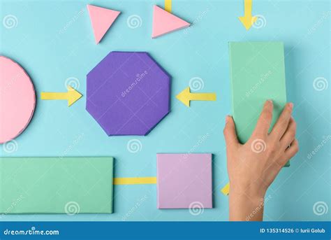 Algorithm Color Paper Model Royalty Free Stock Image CartoonDealer Com 135314428
