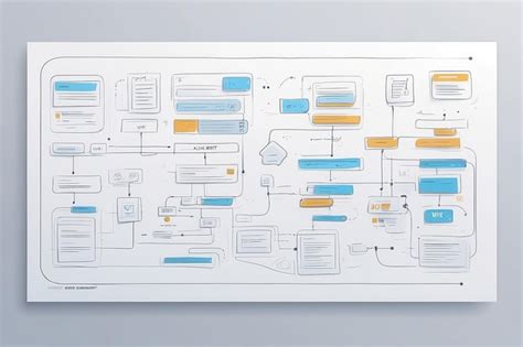 Premium Photo Ux Ui Flowchart Application Development Prototype