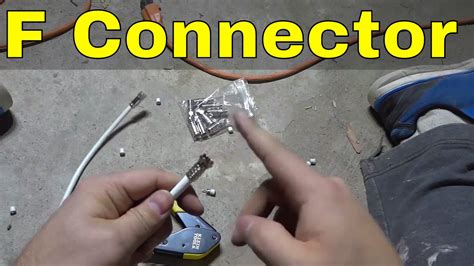 Coaxial Cable How To Add Connectors