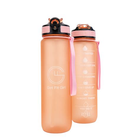 Get Fit Girl 1l Drinkfles Meerdere Kleuren