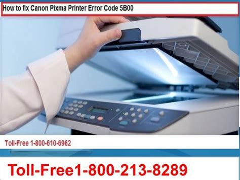 How To Fix Canon Pixma Printer Error Code 5b00