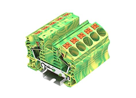 PT PE Push In Spring Guide Rail Terminal Heavy Duty Connector