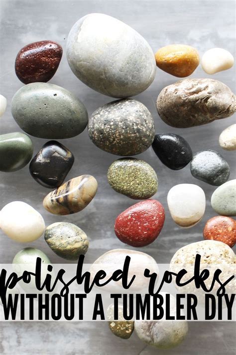 Looking For A Unique Craft Why Not Check Out These DIY Polished Rocks With High Gloss Resin
