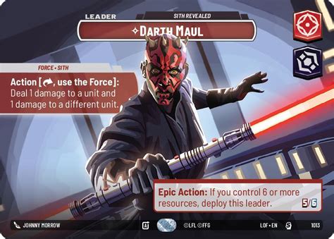 Darth Maul Sith Revealed Showcase Legends Of The Force Star
