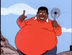 Fat Albert Aggressively Pointing At Camera 