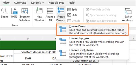 Freeze Rows And Columns In Excel Easy Tutorial