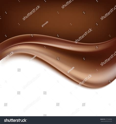 Creamy Abstract Chocolate Background Vector Stock Vector Royalty Free