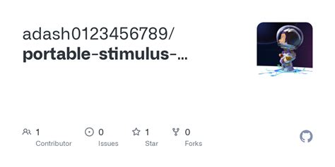 Github Adash0123456789 Portable Stimulus Standard