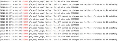 resize failed with code 887a0001 · issue 3481 · gfx rs gfx · github