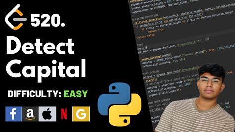 Detect Capital Leet Code 520 Theory Explained Python Code
