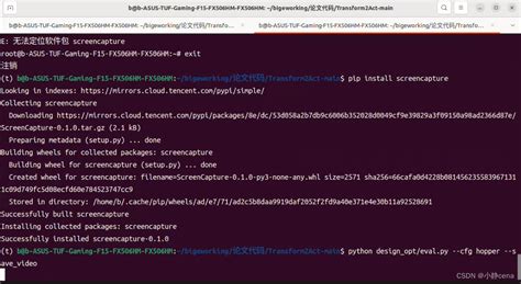 Transform2act（强化学习）代码复现过程 Csdn博客