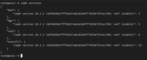 Upgrading Ceph Quincy To Ceph Reef On Proxmox VE LinuxTek Canada