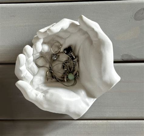 Долоні підставка для квітів або маленьких речей у натуральний розмір декор Abc Handmade