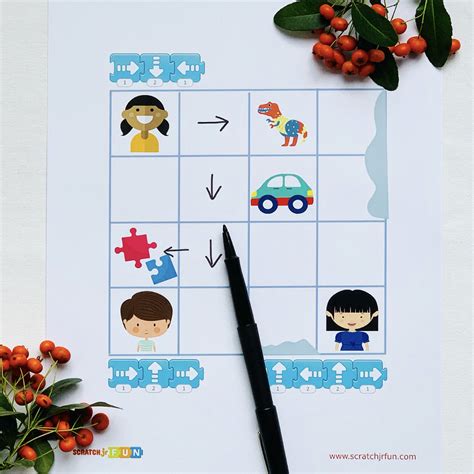 Christmas Flavored Offline Coding Activities Scratchjr Fun