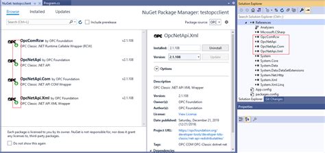 IoT Garage Sample OPC Client Using OPC Net API
