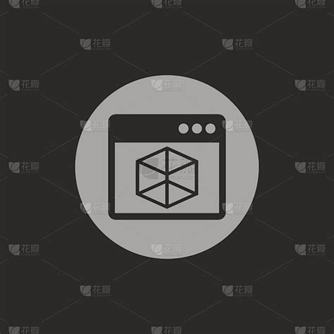 3d程序窗口的矢量图标