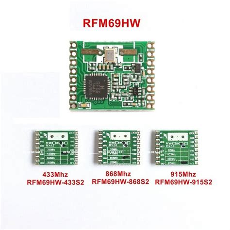 Rfm69hw Sx1231 433mhz 868mhz 915mhz 20dbm Hoperf Transceiver Rf