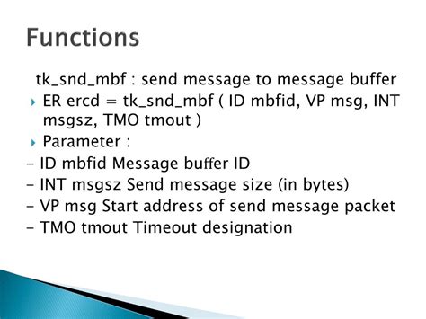 Ppt Message Buffer Powerpoint Presentation Free Download Id2577582