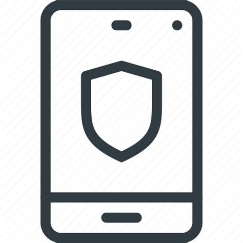 Mobile Protect Protection Security Smartphone Icon
