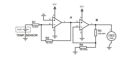 Solved A Temperature Sensor Is Showing Output Of MA At Chegg Com