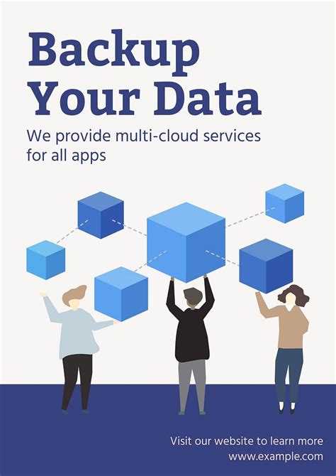 Backup Your Data Poster Template Free Photo Rawpixel