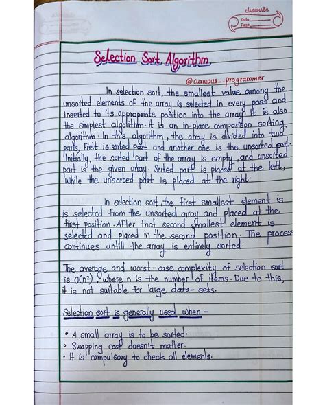 Yadnyesh Python Developer Save It 📝 Selection Sort Algorithm New