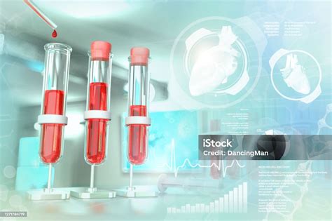 의료 3d 일러스트레이션 연구 클리닉의 증거 바이알 알칼리 인스파타제 또는 인에 대한 혈액 샘플 테스트 0명에 대한 스톡 사진 및 기타 이미지 Istock