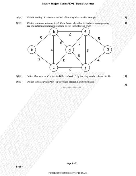 university of mumbai mca sem ii data structures old question papers